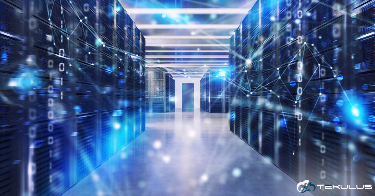 Server farm with network connection effects and codes - Tekulus - Computer Support and Cloud ...